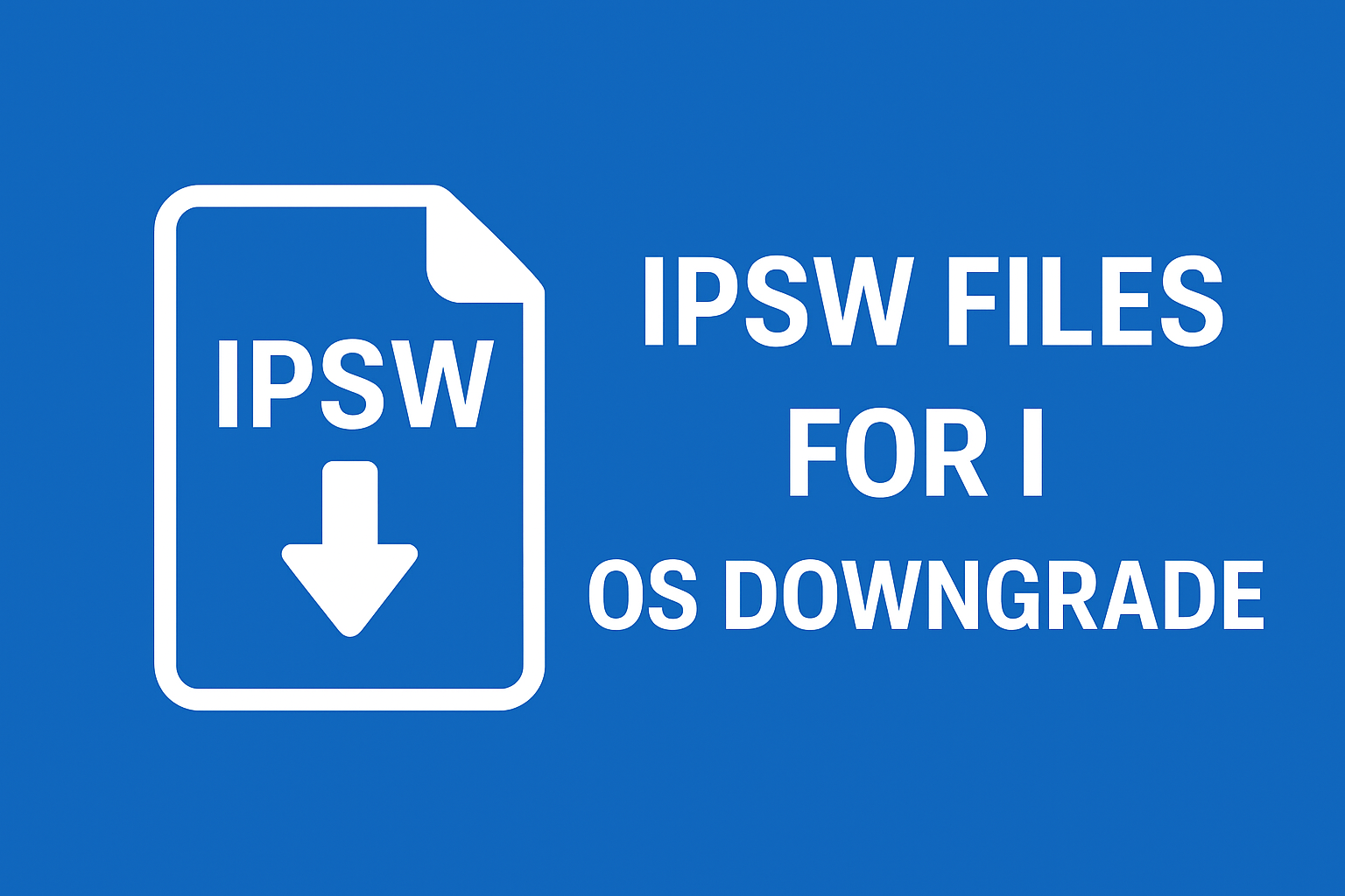 Download iOS & macOS Firmwares